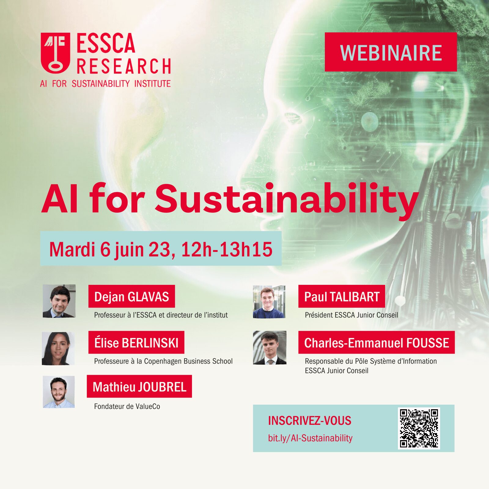 Webinaire « AI for Sustainability » - ESSCA
